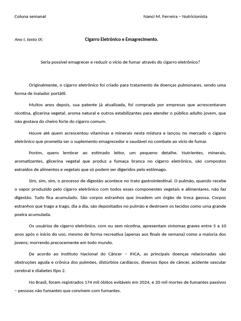 Cigarro Eletronic Oem a Grec i Men To | PDF | Cigarro eletrônico | Cigarro