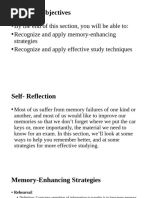 Effective Memory Improvement Strategies | PDF