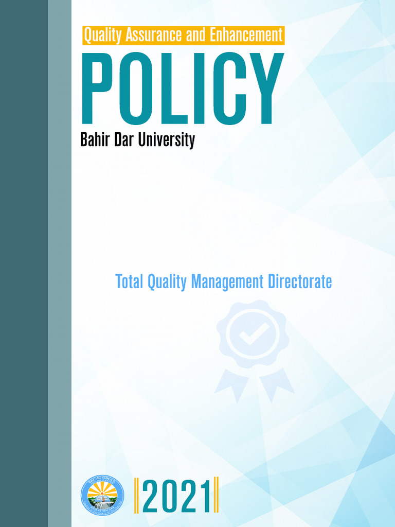 TQM Policy - Final - BDU - TQM - Policy - Documnet | PDF | Quality ...