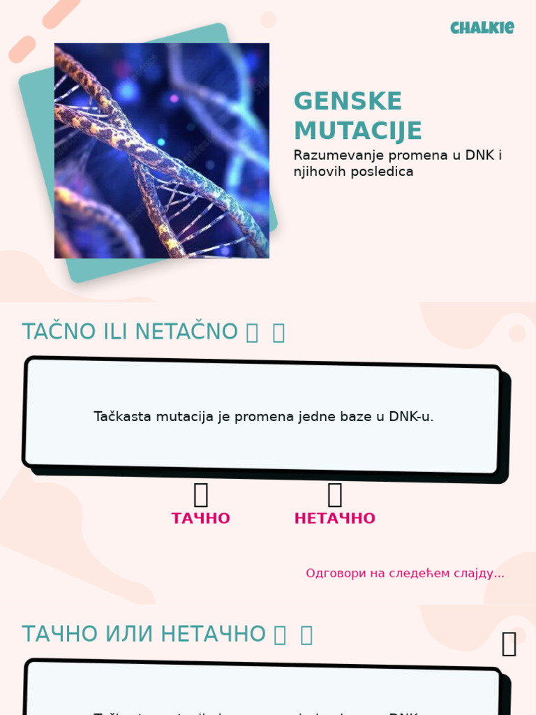 Genske Mutacije | PDF