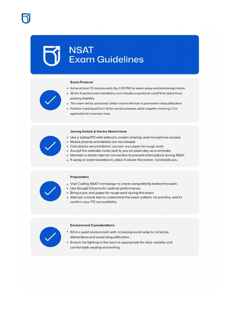 NSAT February | PDF | Function (Mathematics) | Matrix (Mathematics)