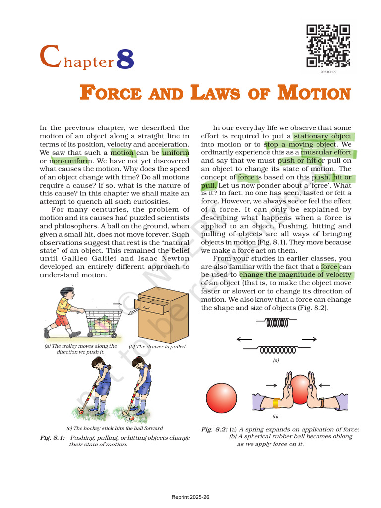 Understanding Force and Motion Laws | PDF | Force | Newton's Laws Of Motion