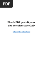 Exercices AutoCAD pour Débutants PDF | PDF | AutoCAD | Informatique et ...
