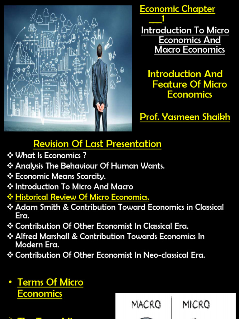 Introduction to Micro Economics Features | PDF | Economics | Microeconomics