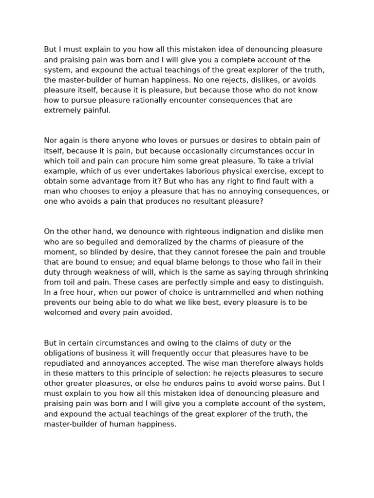 Thinking_4 | PDF | Pleasure | Happiness