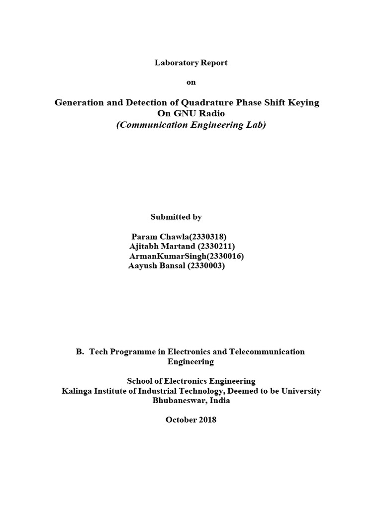 CE Lab Open Ended-2 | PDF | Phase (Waves) | Radio Technology