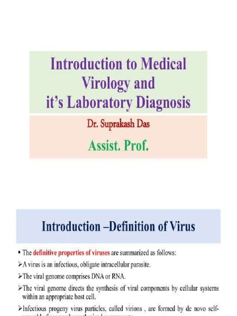 Medical Virology | PDF
