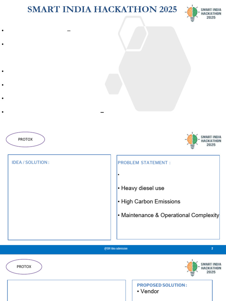 SIH2025 IDEA Presentation Format Final | PDF | Solar Power | Sustainable Technologies