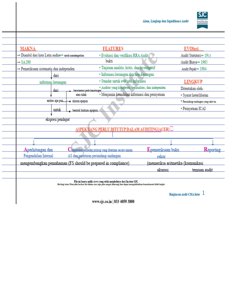 audit institut SJC | PDF