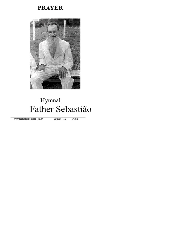 Prayer Hymns by Father Sebastião | PDF | Lord's Prayer | Mary, Mother ...