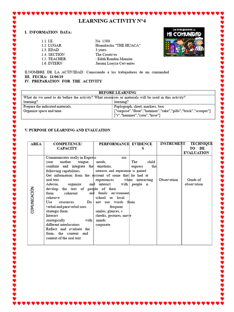 Workers of My Community | PDF | Teachers | Cognition