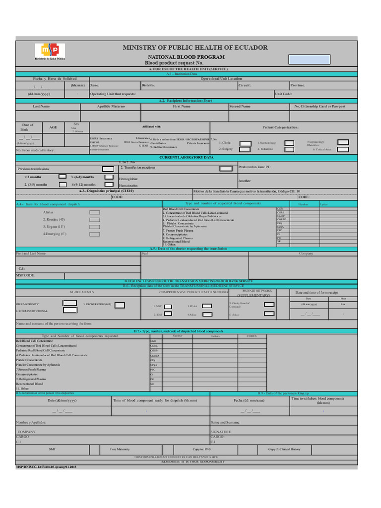 Form 008 MSP | PDF | Medical Specialties | Health Care
