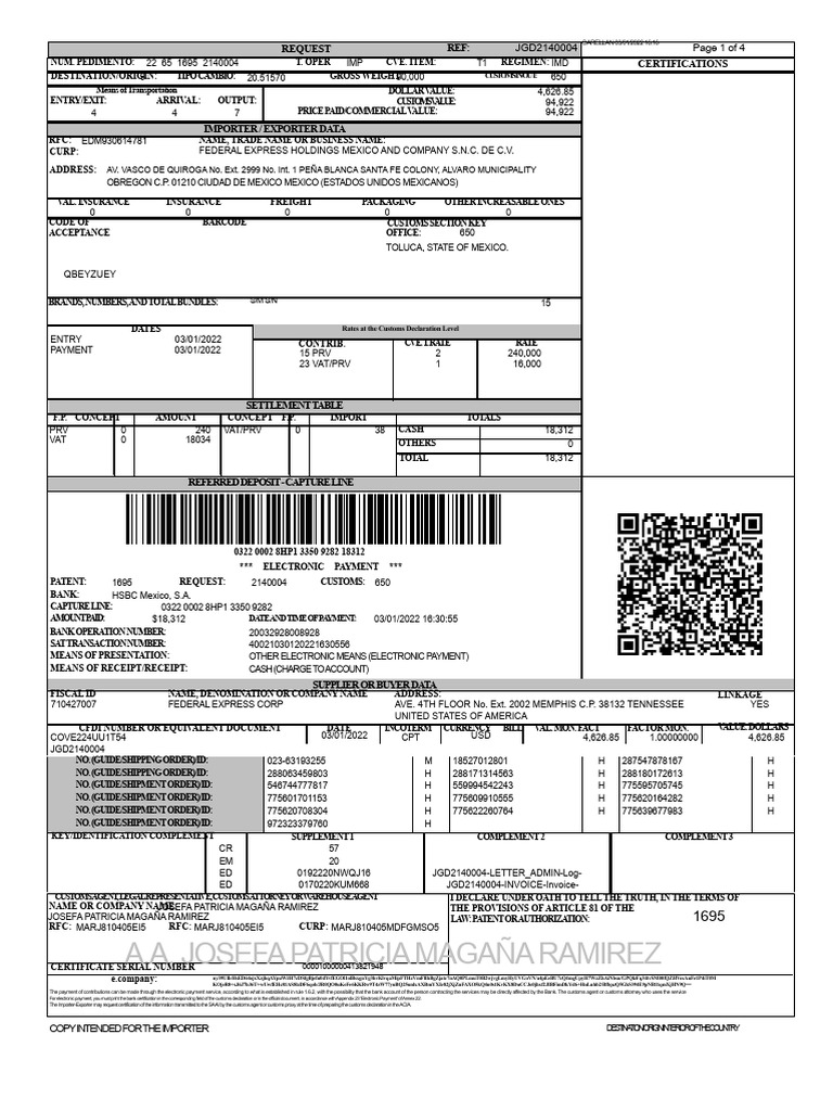 Customs Request | PDF | Receipt | Customs