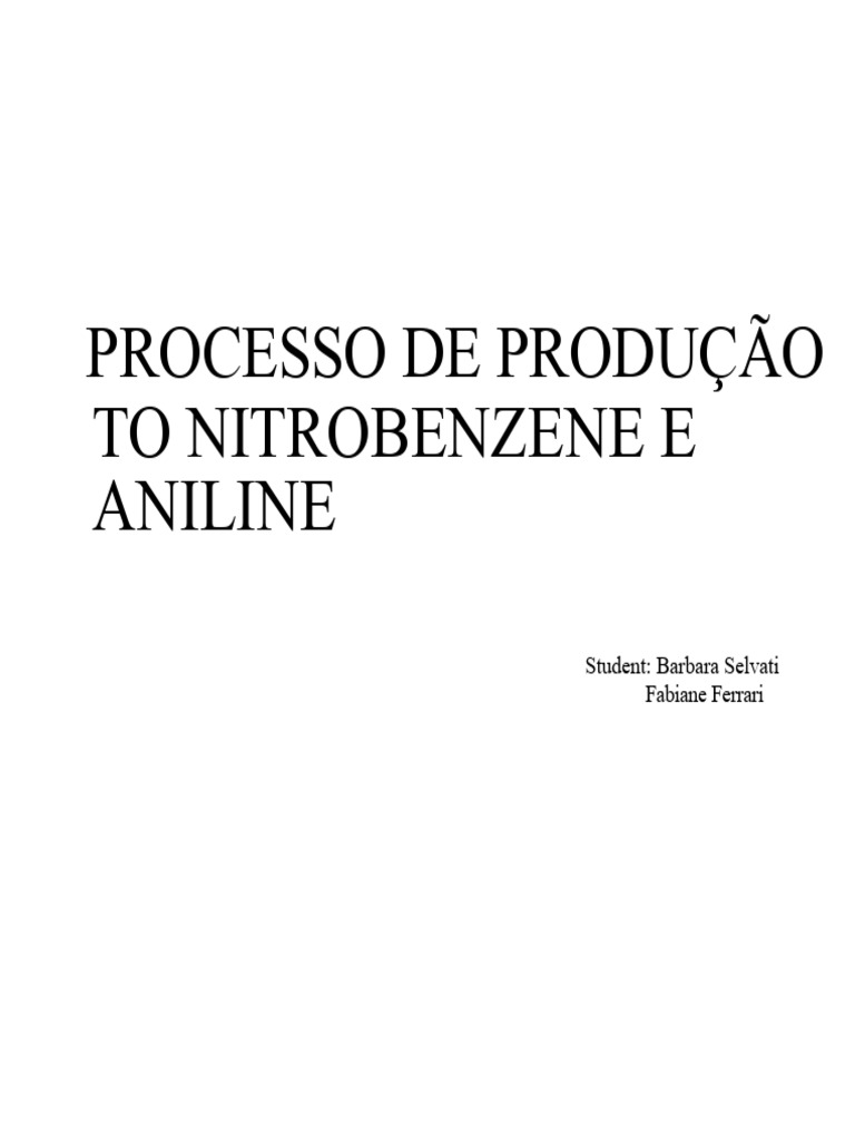 Nitrobenzene and Aniline Ready | PDF | Chemical Reactions | Acid