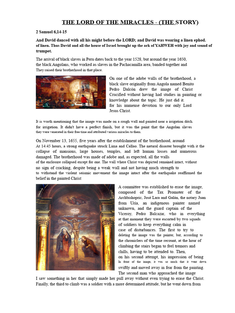 The Lord of The Miracles - (History) | PDF | Jesus | Miracle