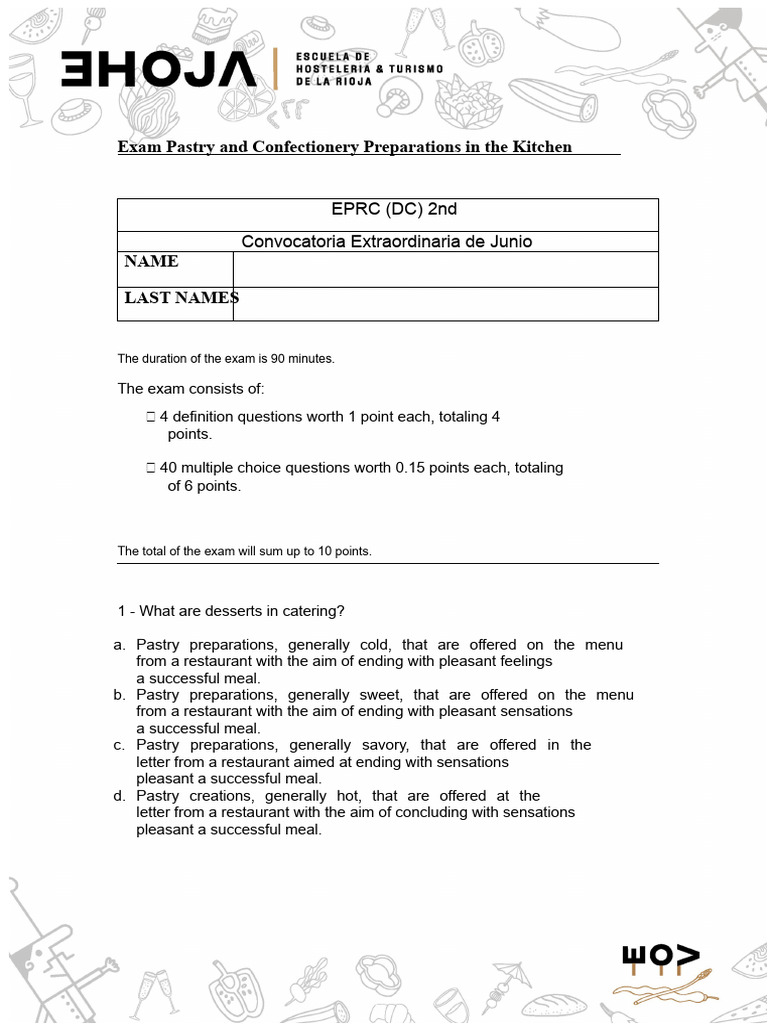 Extraordinary Exam Call June | PDF | Ice Cream | Chocolate