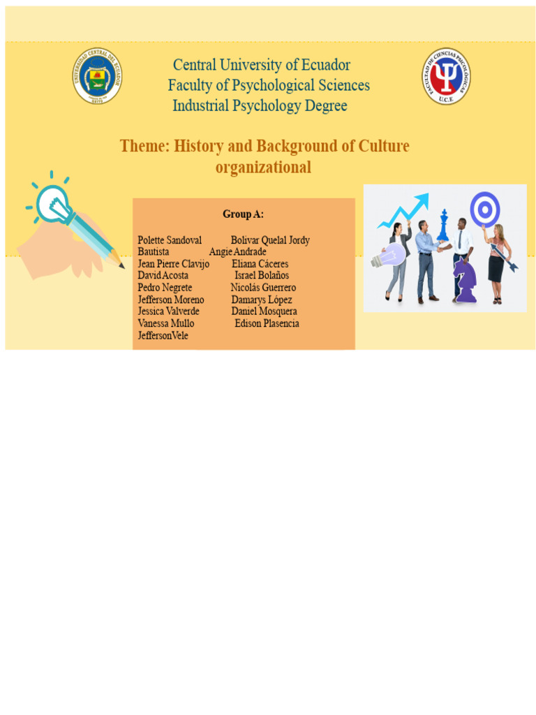 History and Background of Organizational Culture | PDF | Organizational ...