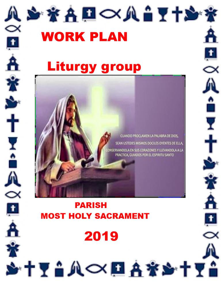 WORK PLAN of The Liturgy Group 2019 | PDF | Liturgy | Christian Worship ...