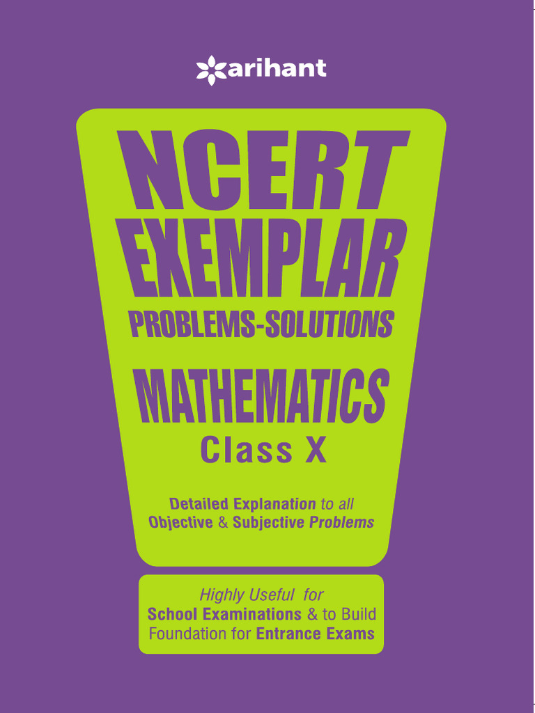 Arihant Ncert Exemplar Maths | PDF | Division (Mathematics) | Rational ...