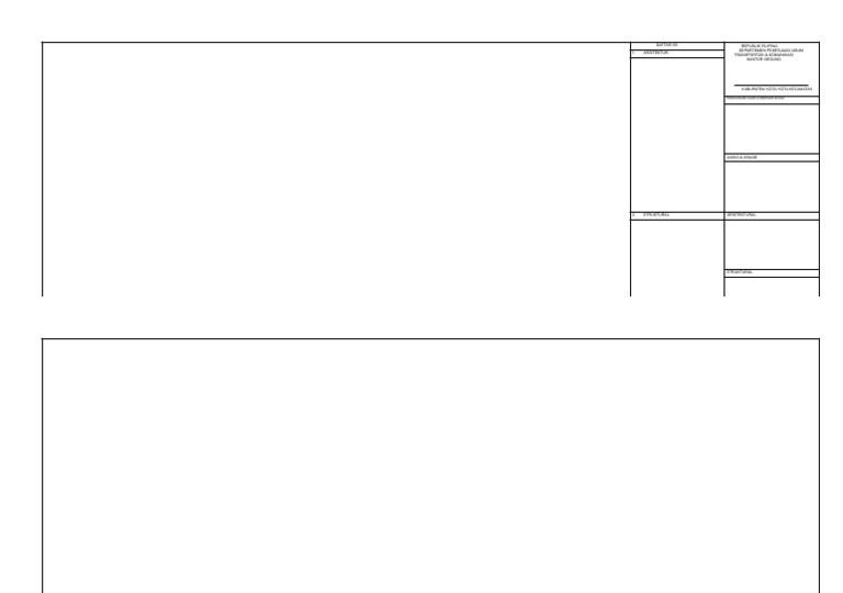 Contoh Blok Judul Rencana Arsitektur | PDF