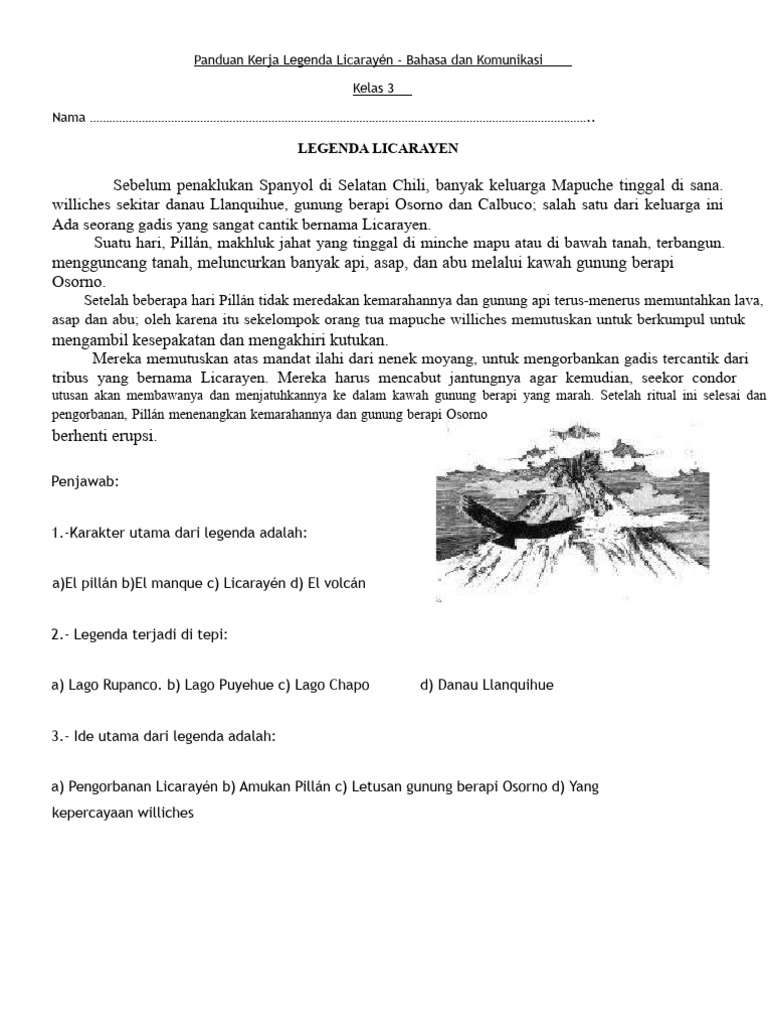 Panduan Licarayén Legenda | PDF