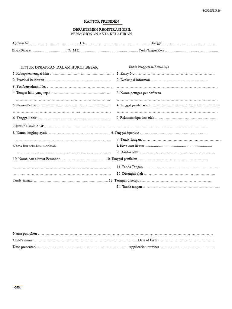 Kenya_Birth_ApplicationBirthCertificate_Form-B4 (1).pdf | PDF