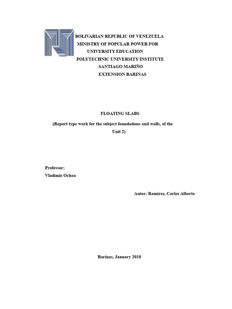 Floating Slabs | PDF | Foundation (Engineering) | Bending