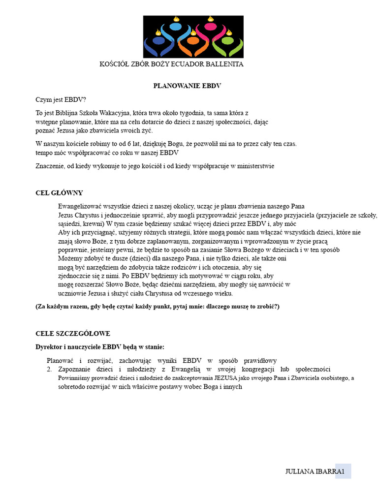 Planowanie Ebdv 2023 | PDF