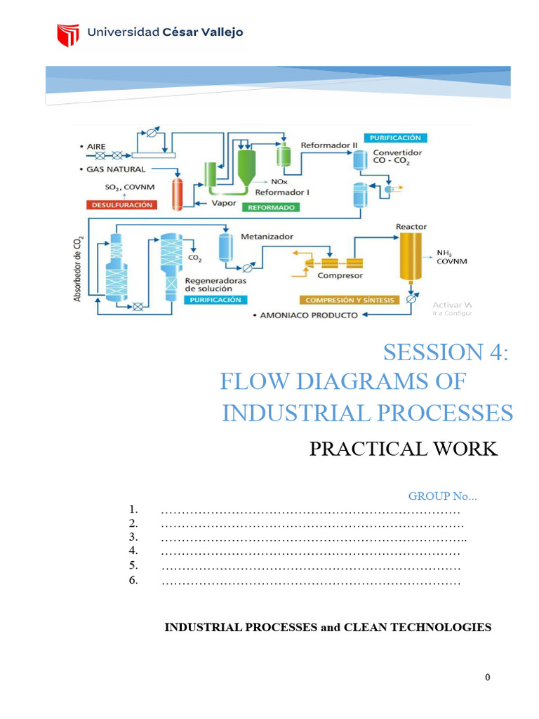 Practical Work 4. Flow Diagrams and Ecobalance | PDF