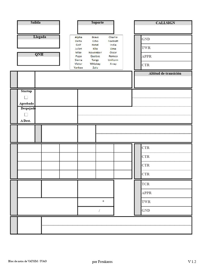 Vatsim Notepad | PDF