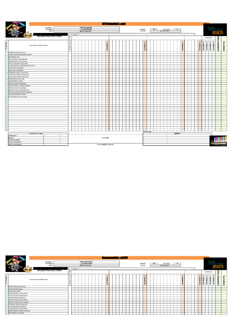 Complete Secondary Register | PDF