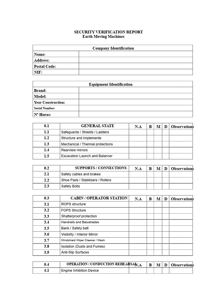 Security Verification Report | PDF | Equipment | Motor Vehicle