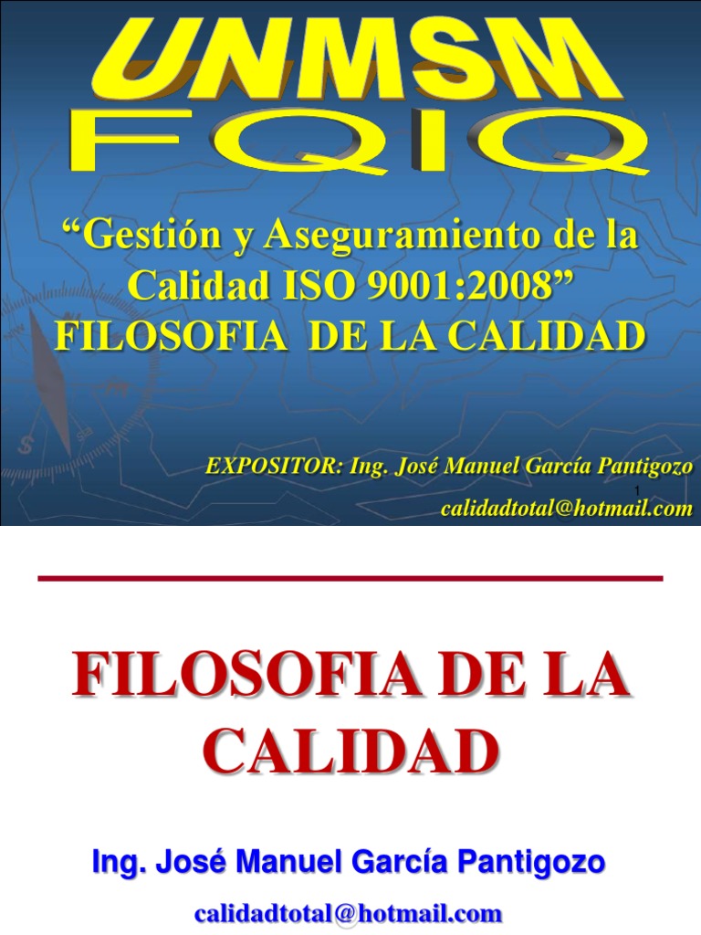 06 - Filosofia de La Calidad | PDF | Calidad | Calidad (comercial)