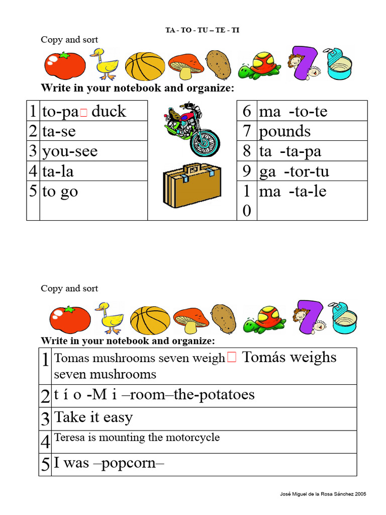 05 Phrases To Organize T | PDF