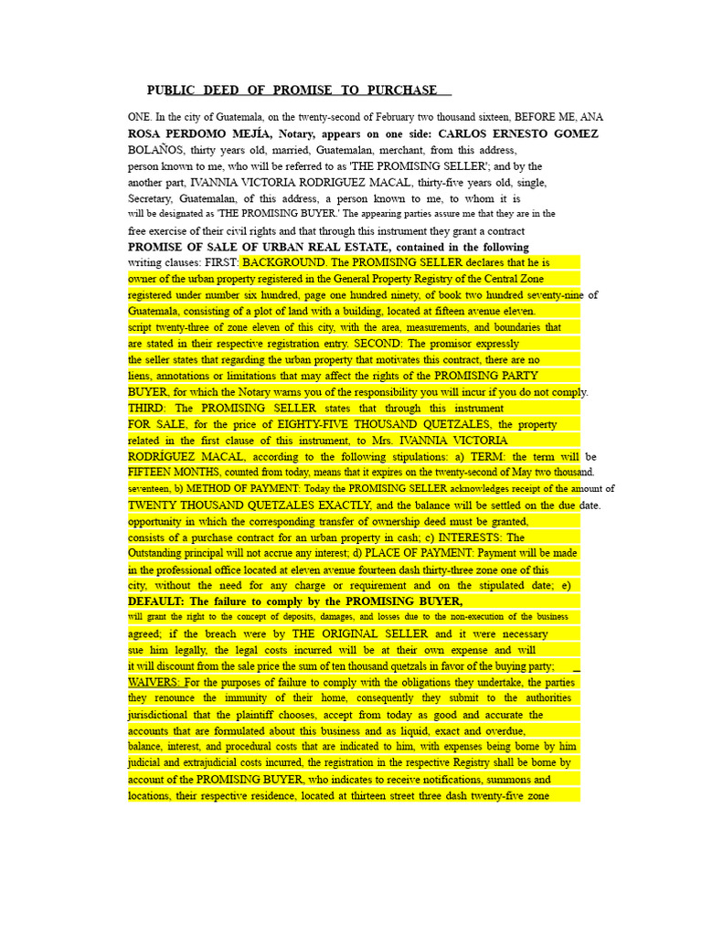 Public Deeds | PDF | Lease | Leasehold Estate
