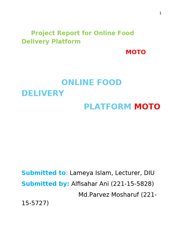SRS P CODE | PDF | Usability | Restaurants