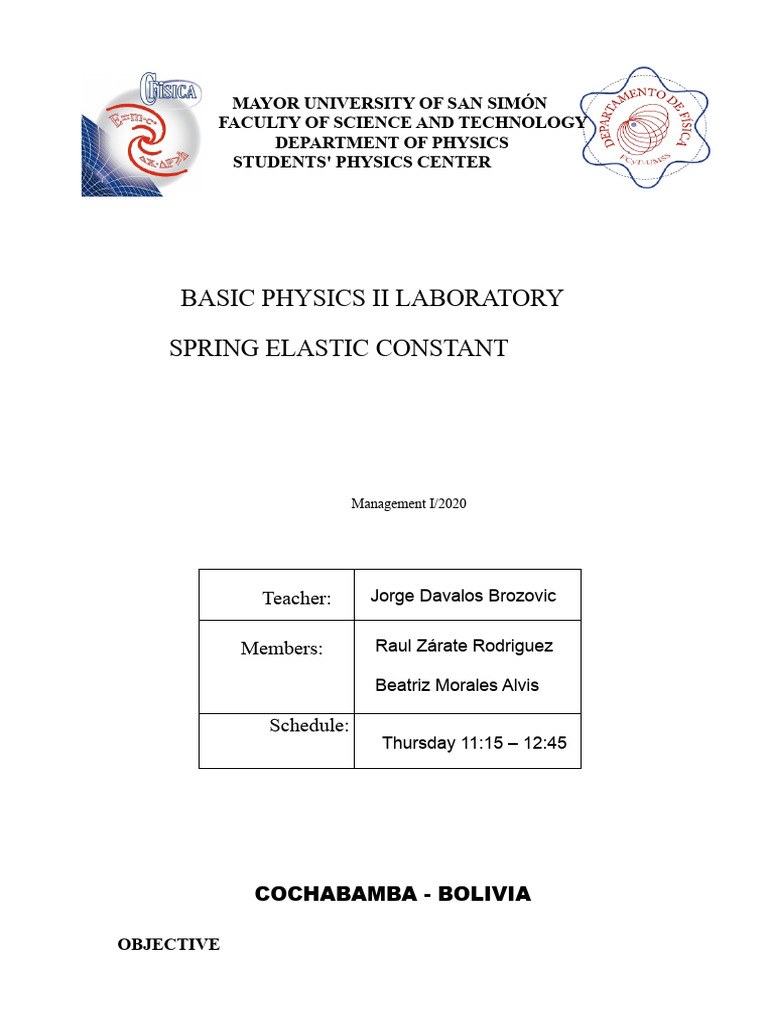 Elastic Constant Laboratory Umss | PDF | Deformation (Engineering ...