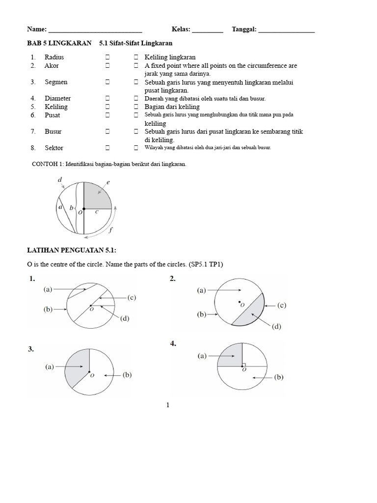 Bab 5 5.1.5.2 Lembar Kerja | PDF