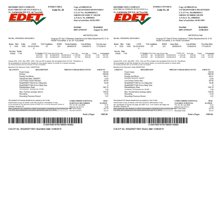 EDET Invoice (4) | PDF | Value Added Tax | Government Finances
