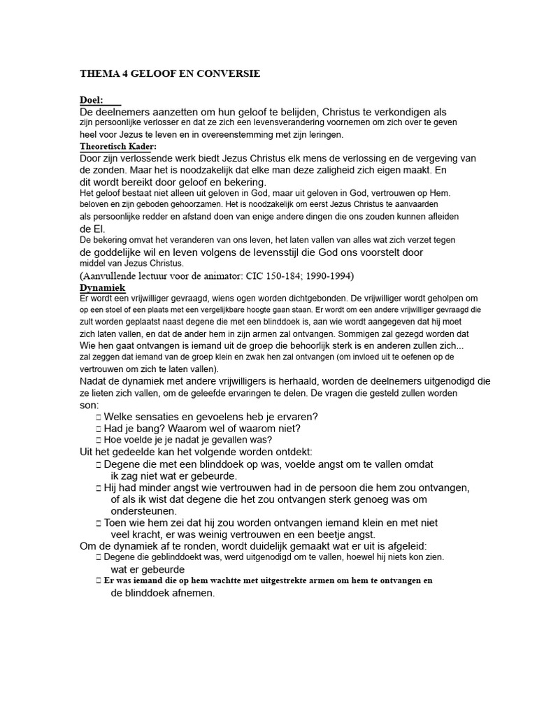 Geloof en Conversie | PDF
