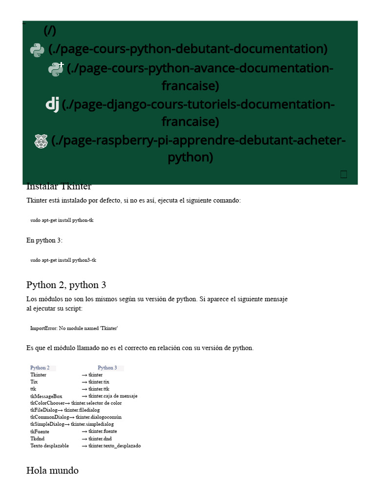Interfaz Gráfica Tkinter Python | PDF | Python (lenguaje de programación) | Ingeniería de software
