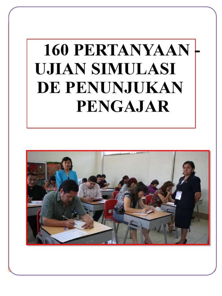 160 Pertanyaan Ujian Simulasi Pengajar | PDF