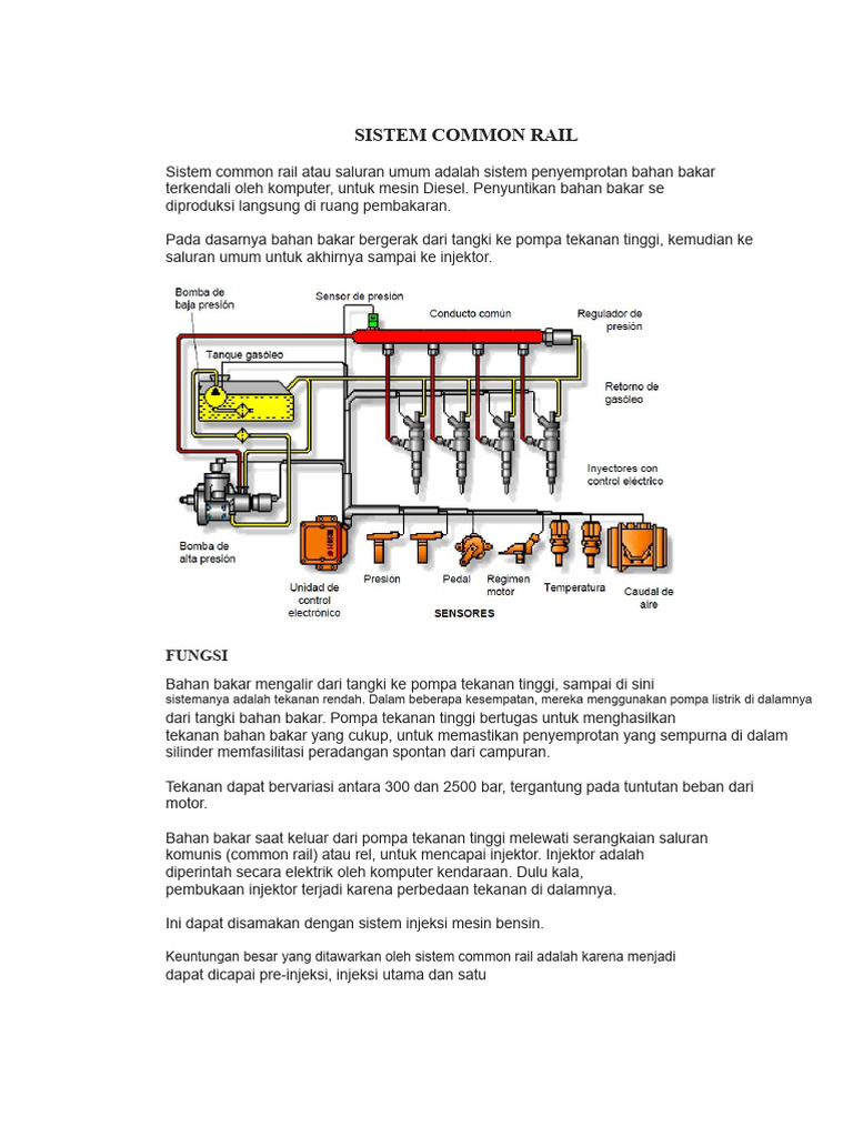 Sistem Common Rail | PDF