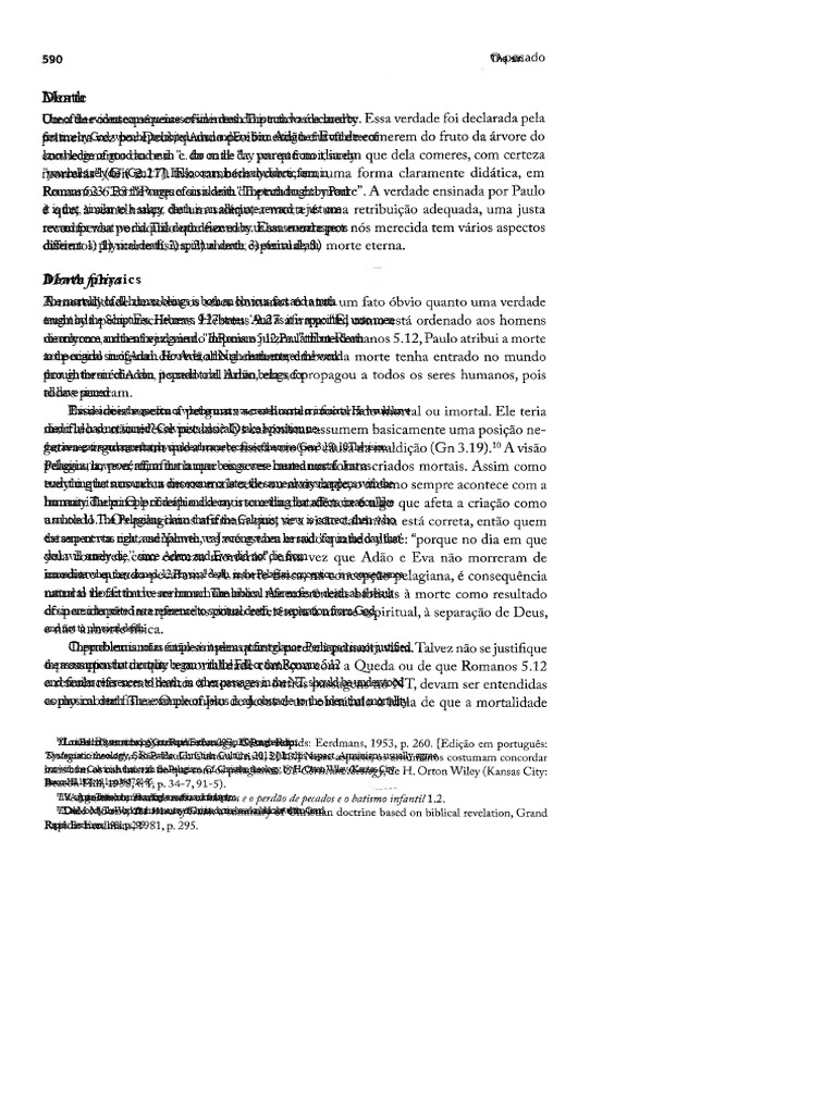 Systematic Theology - Millard J. Erickson 3 Types of Death | PDF | Sin ...