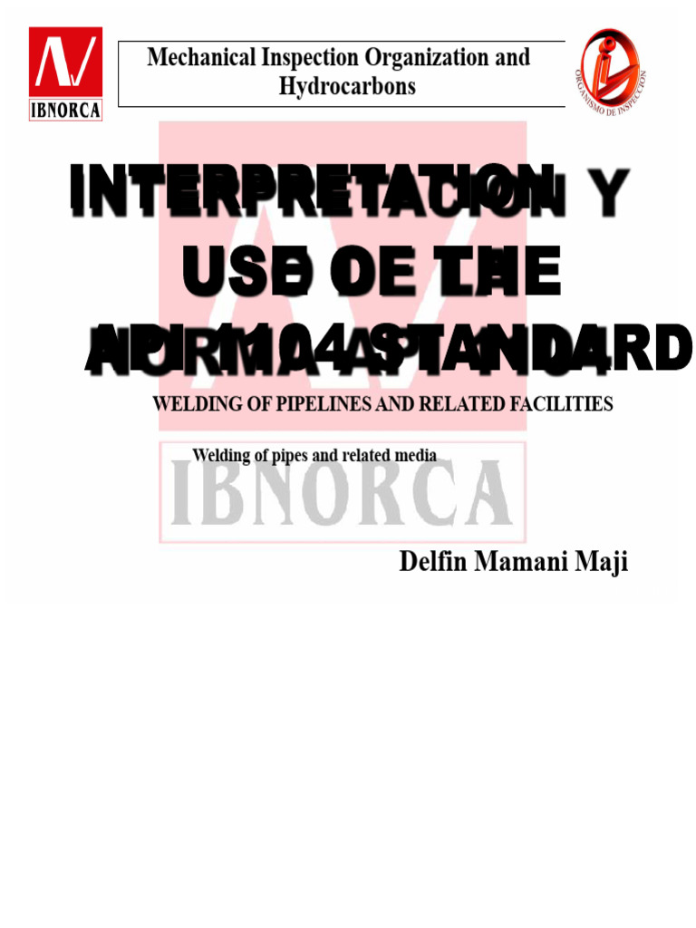 API 1104 | PDF | Welding | Construction