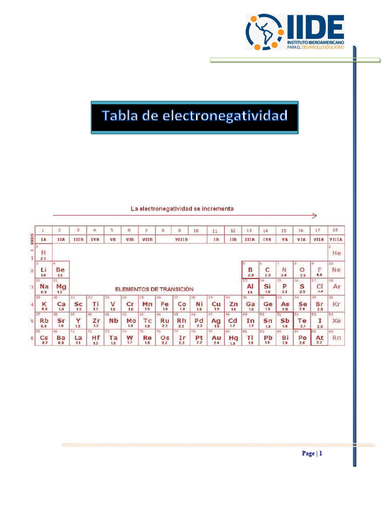 Electrovalence and Bond Type Calculation | PDF
