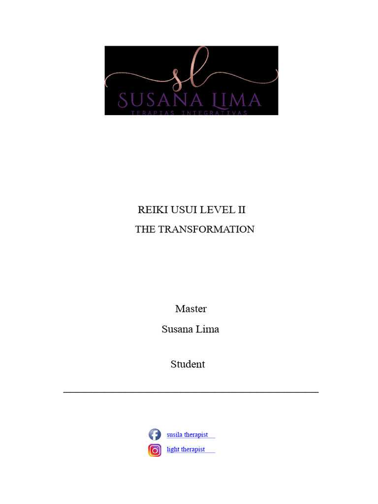 Reiki Usui Level II Guide | PDF | Reiki