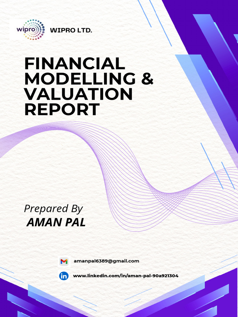 Wipro Ltd. Financial Modeling Report | PDF | Discounted Cash Flow ...