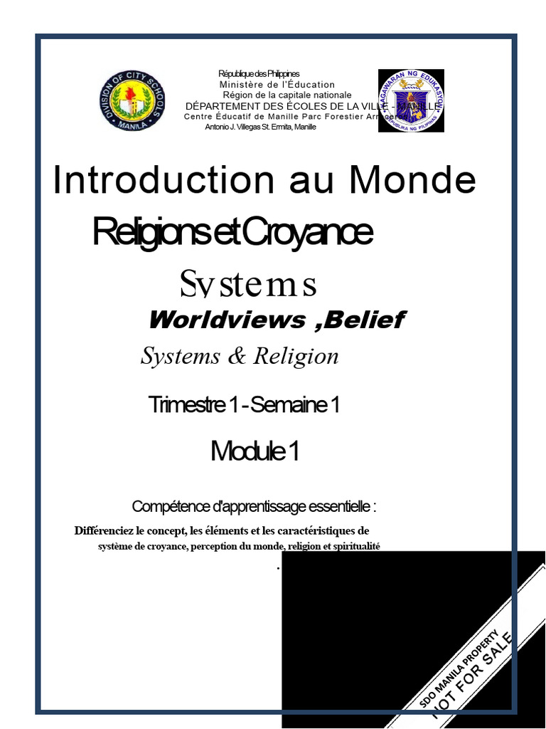 Systèmes de croyance et vision du monde | PDF | Dieu | Spiritualité