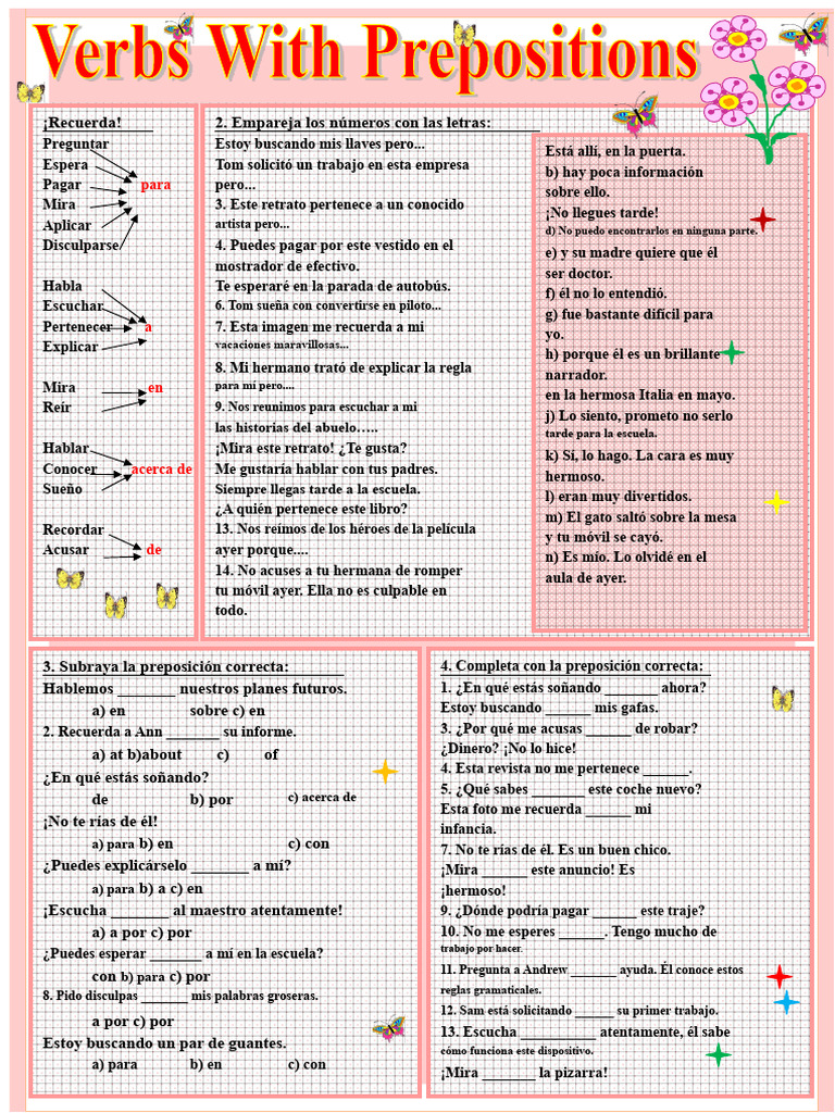 52243 Verbos con preposiciones | PDF